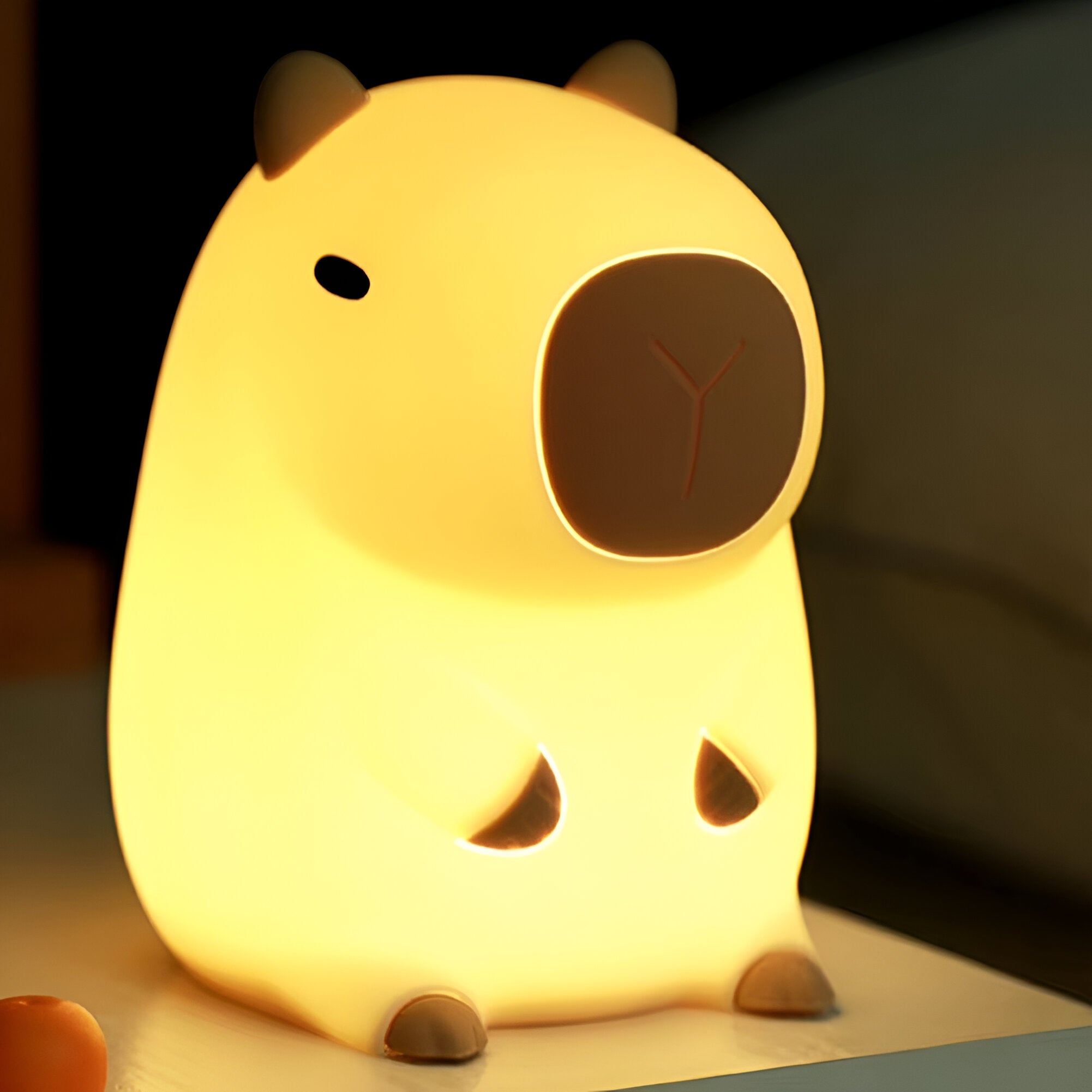 Cute Squishy Night Light – Fun Novelty Bedside Lamp Gift